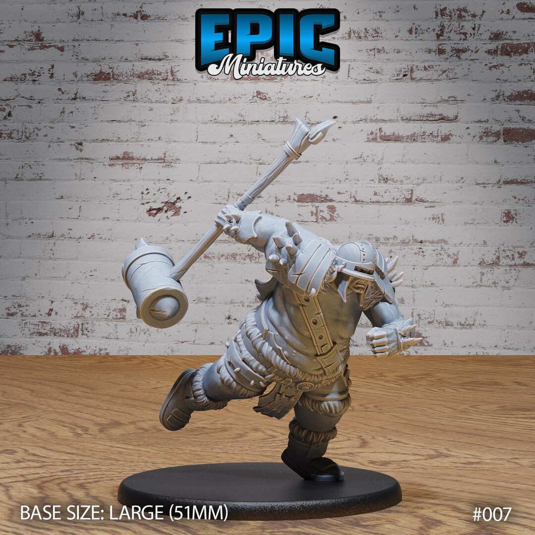 Hill Giant Juggernaut Set of 3 DND Miniatures Dwarf Army Pack ...