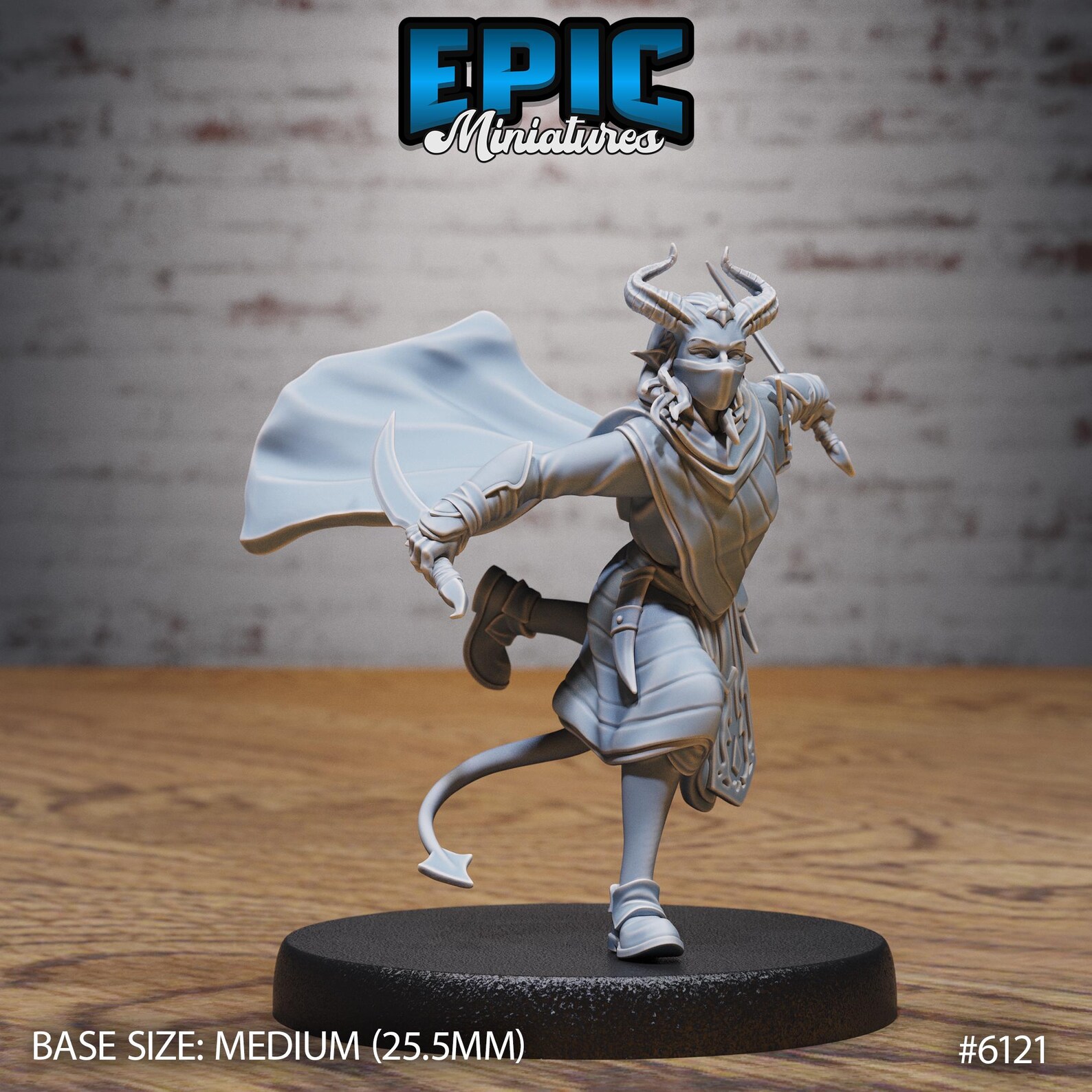 Tiefling Assassin Set of 3 DND Miniatures Demons of Torment Collection ...