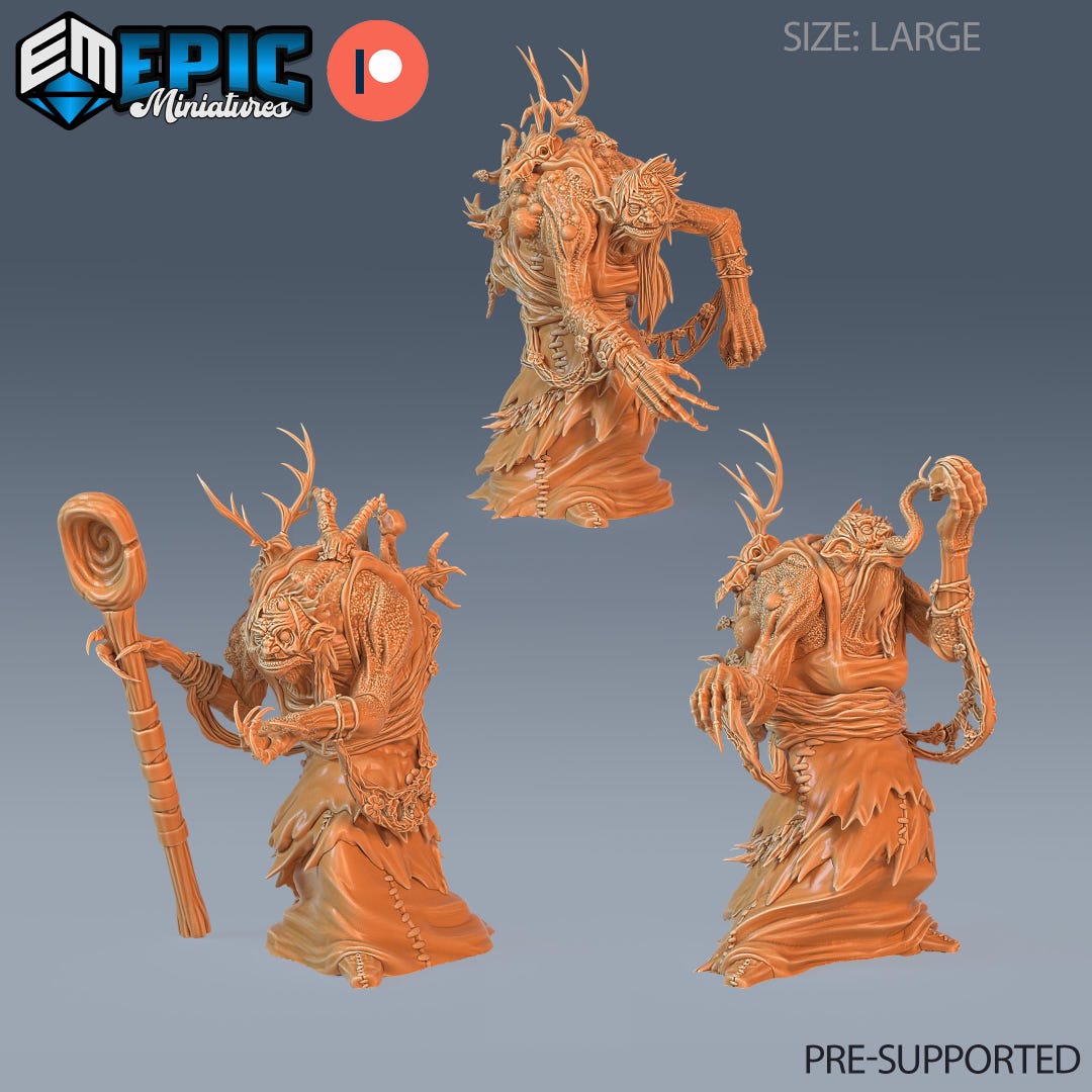 Annis Hag Set of 3 DND Miniatures Infested Woodlands Collection ...
