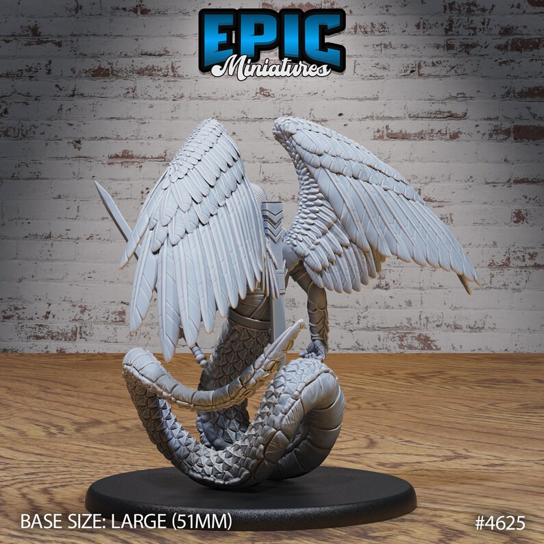 Holy Serpent Set of 3 DND Miniatures Faith Defender Collection Dungeons ...