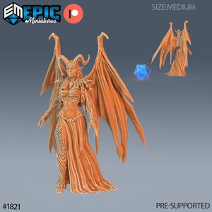 Devil Duchess Set of 3 DND Miniatures Deadly Sins Collection Dungeons ...