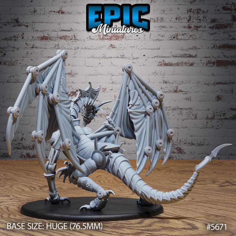 Dragon Construct Set of 3 DND Miniatures Mechanus Clockwork Collection ...