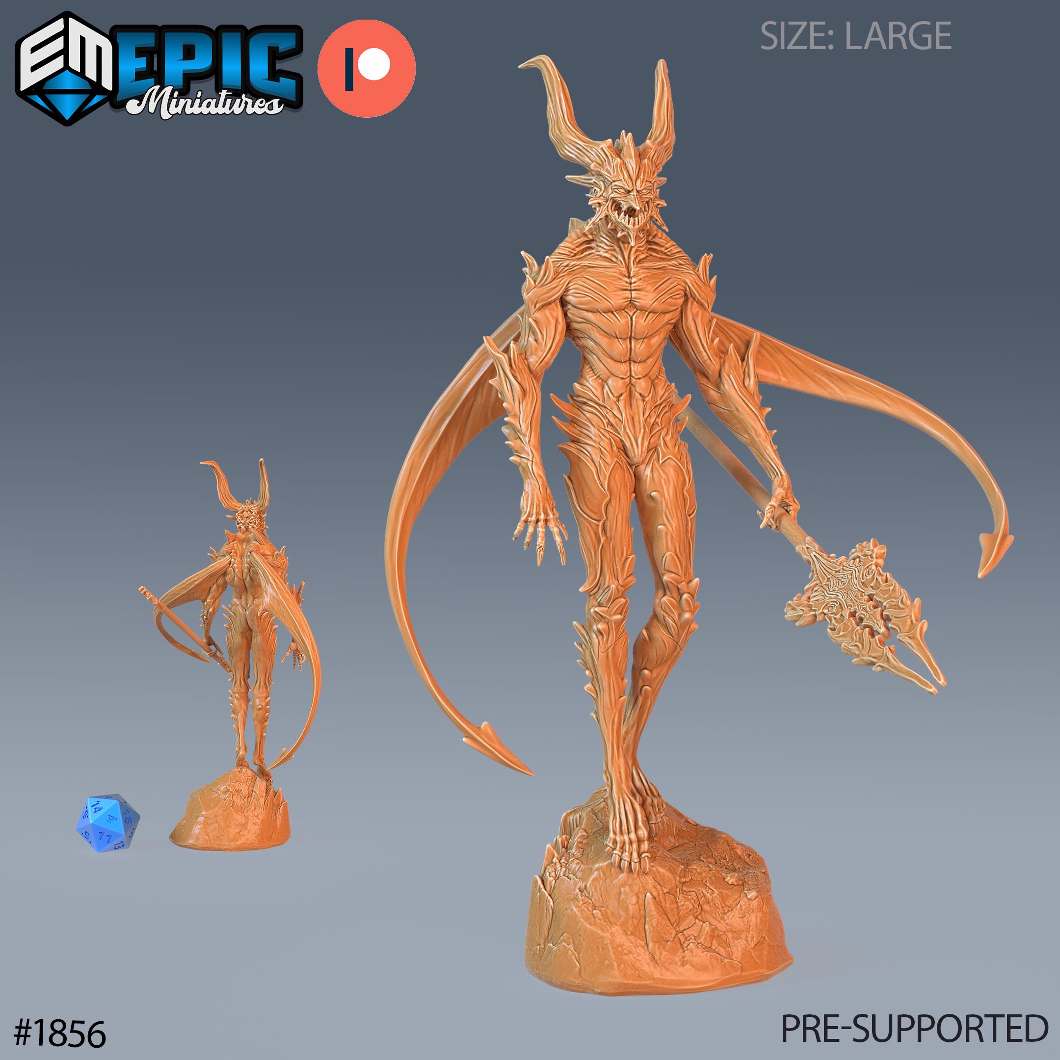Arch Devil Set of 3 DND Miniatures Deadly Sins Collection Dungeons and ...