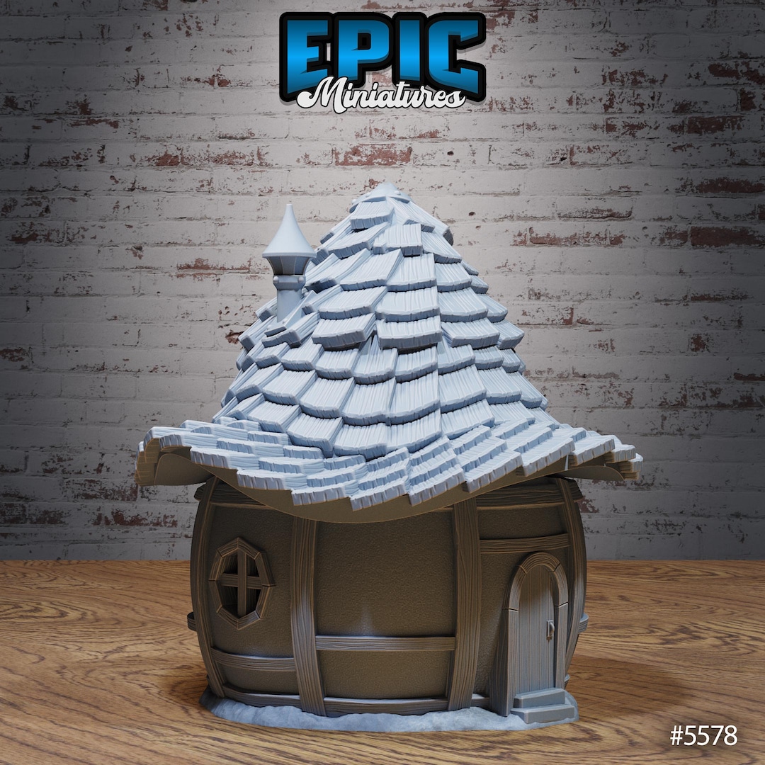 Witches Hut House Home DND Miniatures Witch Forest Collection Dungeons ...