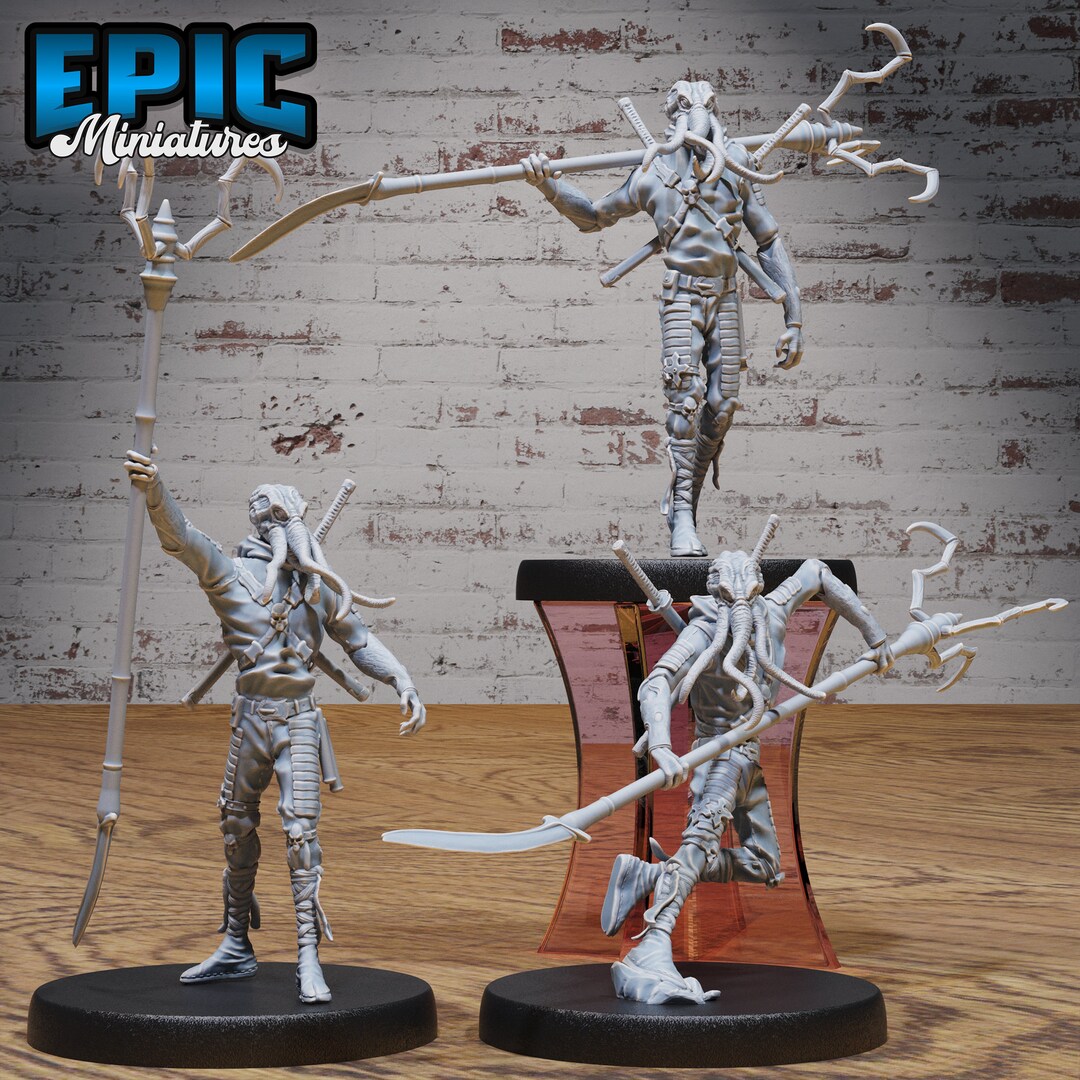 Mind Eater Set of 3 DND Miniatures Vampire Invasion Collection Dungeons ...
