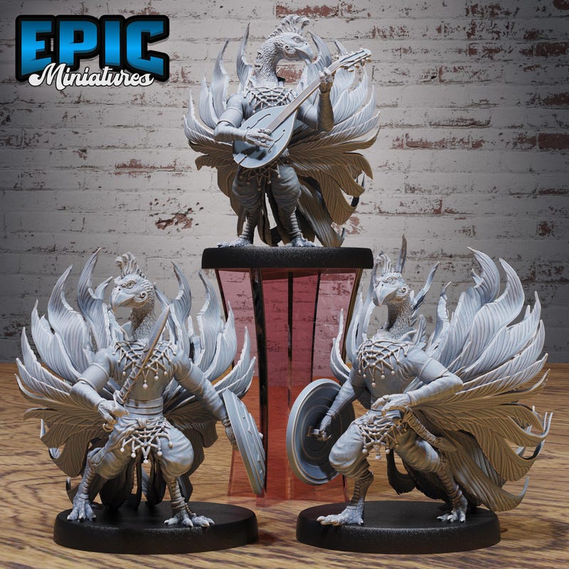 Bird Folk Dnd Mini - Etsy