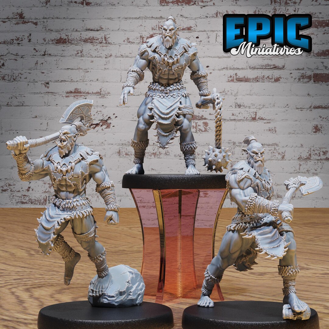 Orc Warrior DND Miniatures Savage Attack Collection Dungeons and ...