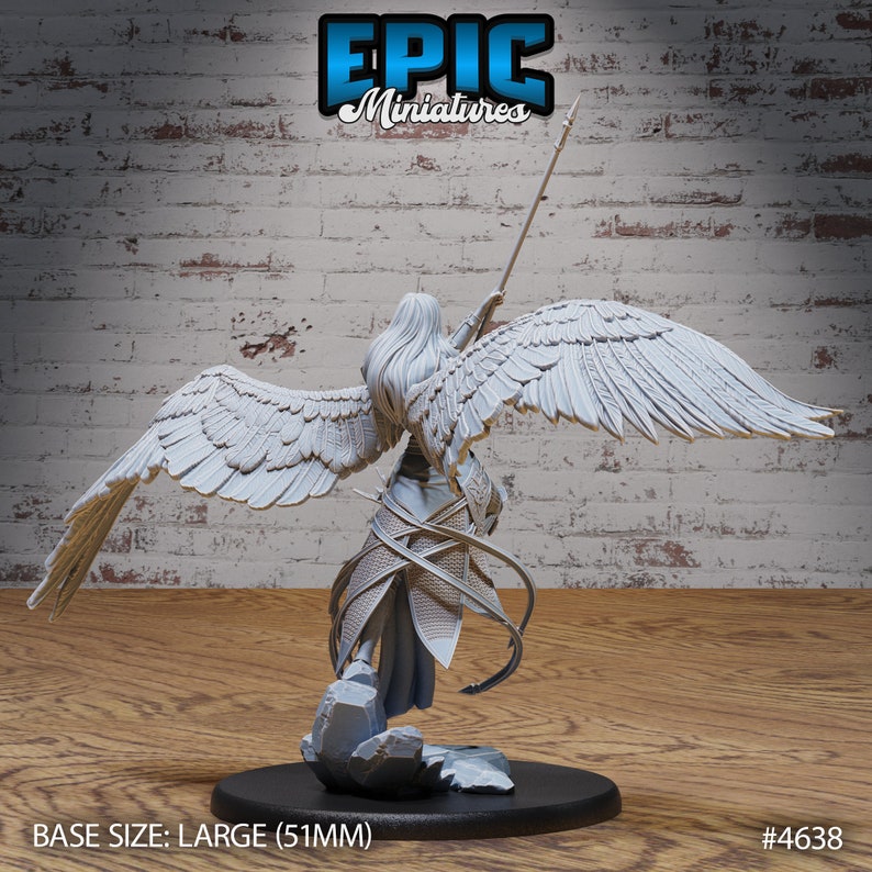 Female Planetar Angel Set of 3 DND Miniatures Faith Defender Collection ...