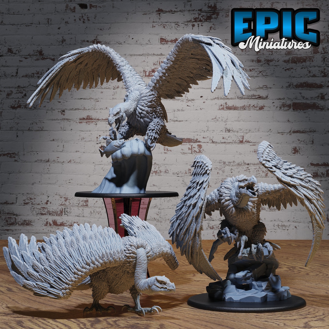 Giant Vulture Avatar DND Miniatures Safari Tour Collection Dungeons and ...