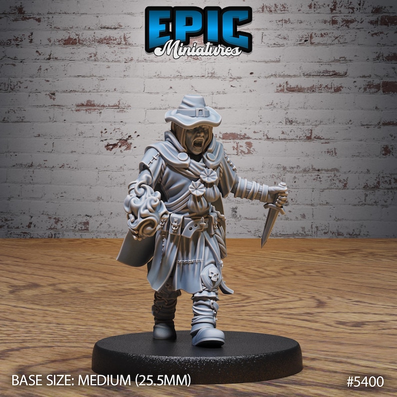 Bandit Set of 8 DND Miniatures Wild Bandits Collection Dungeons and ...