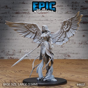 Female Planetar Angel Set of 3 DND Miniatures Faith Defender Collection ...