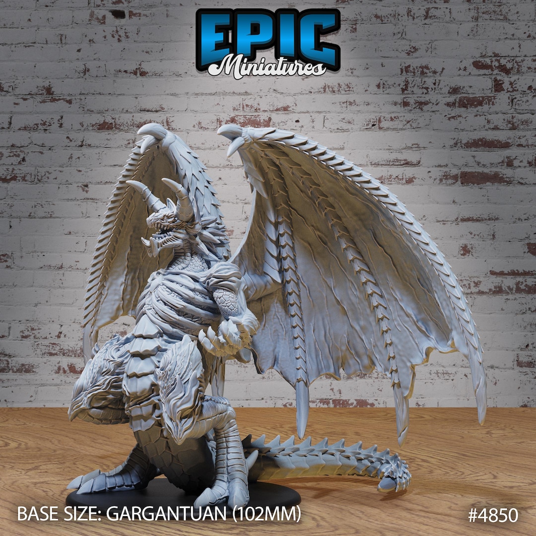 Gargantuan Inferno Dragon DND Miniatures Age of Dragons Collection ...