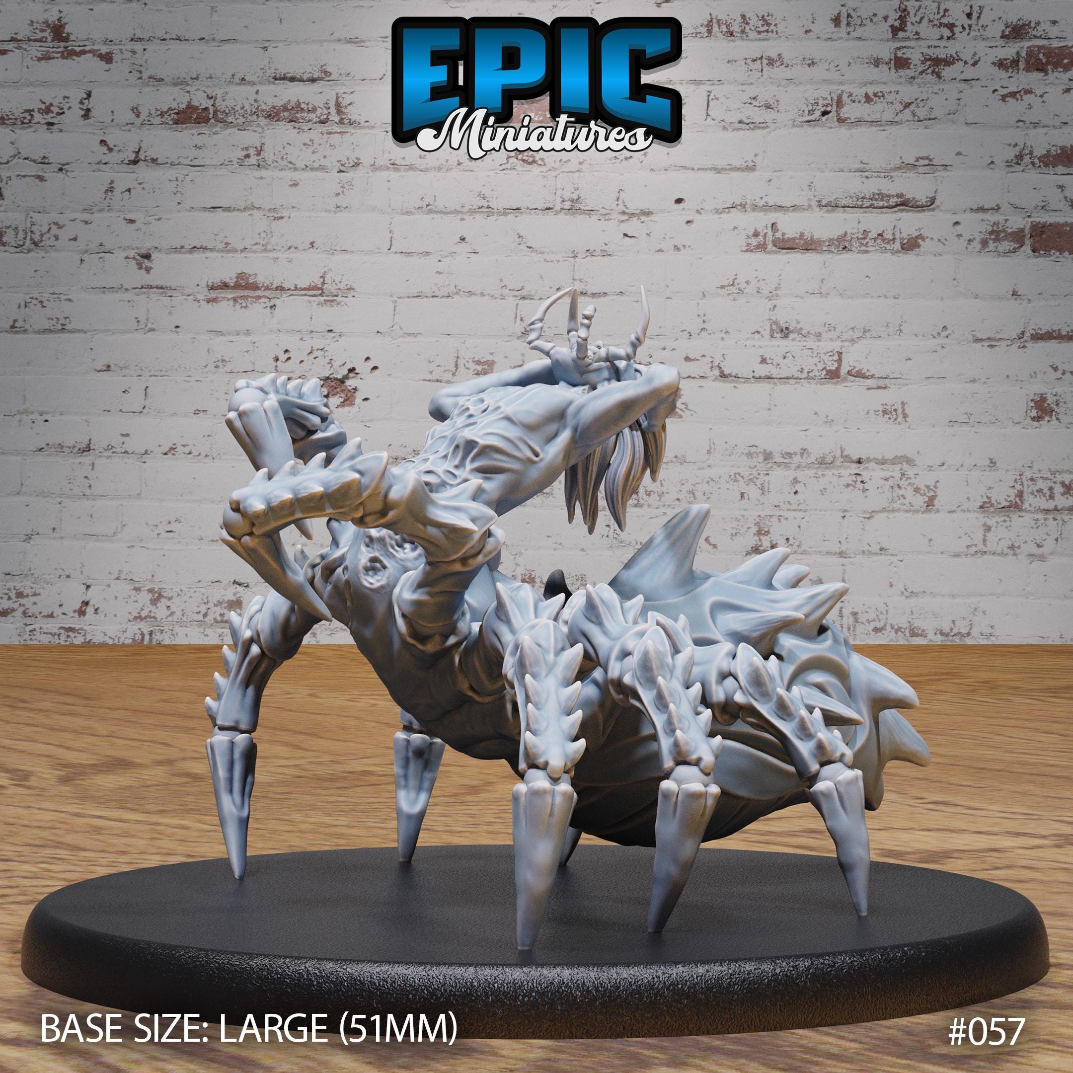 Drider Folk Set of 8 DND Miniatures Dark Elf Army Pack Collection ...