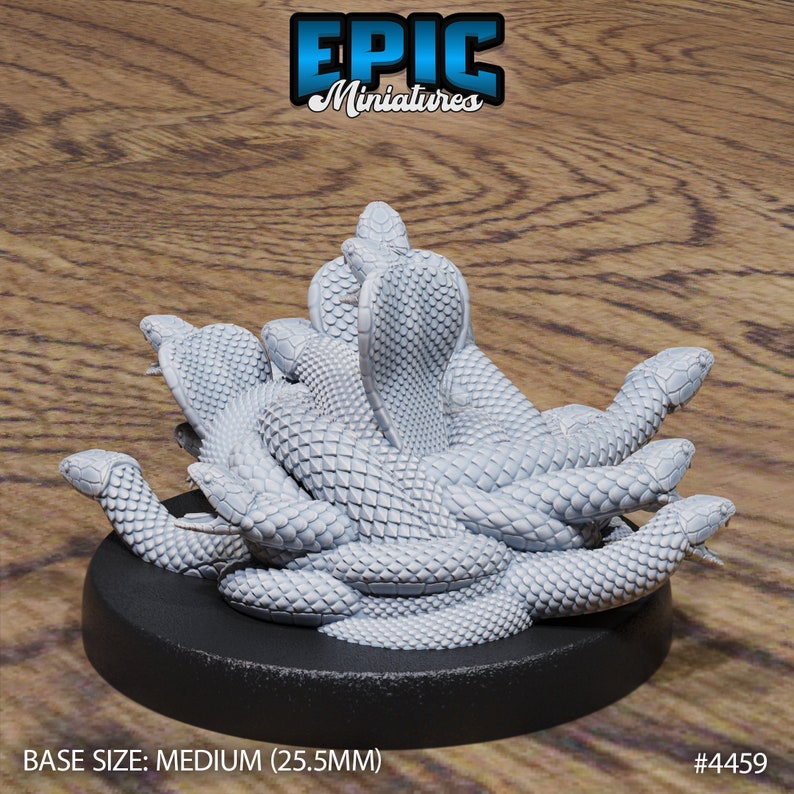 Snake Swarm Set of 2 DND Miniatures Serpents Rage Collection Dungeons ...