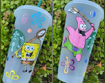 Spongebob Cup | Etsy