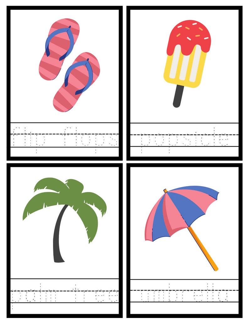 Summer Early Learning Activity Pack - Etsy