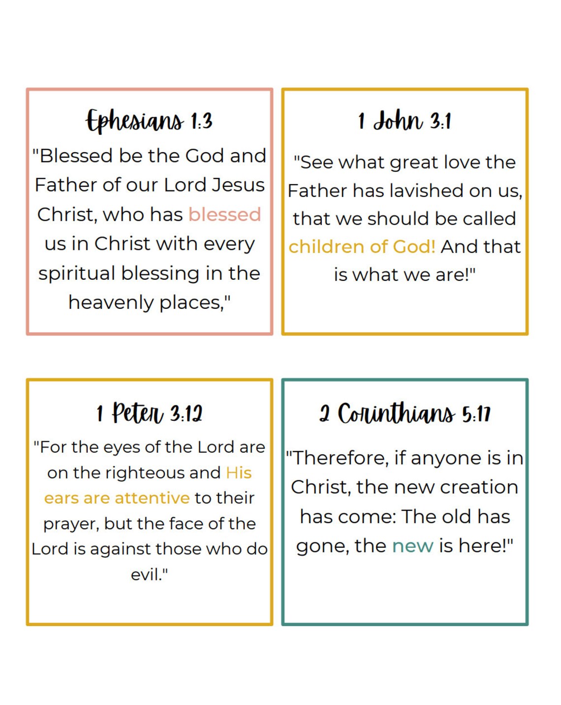 Identity in Christ Bible Activity | Interactive Bible Lesson | Sunday ...