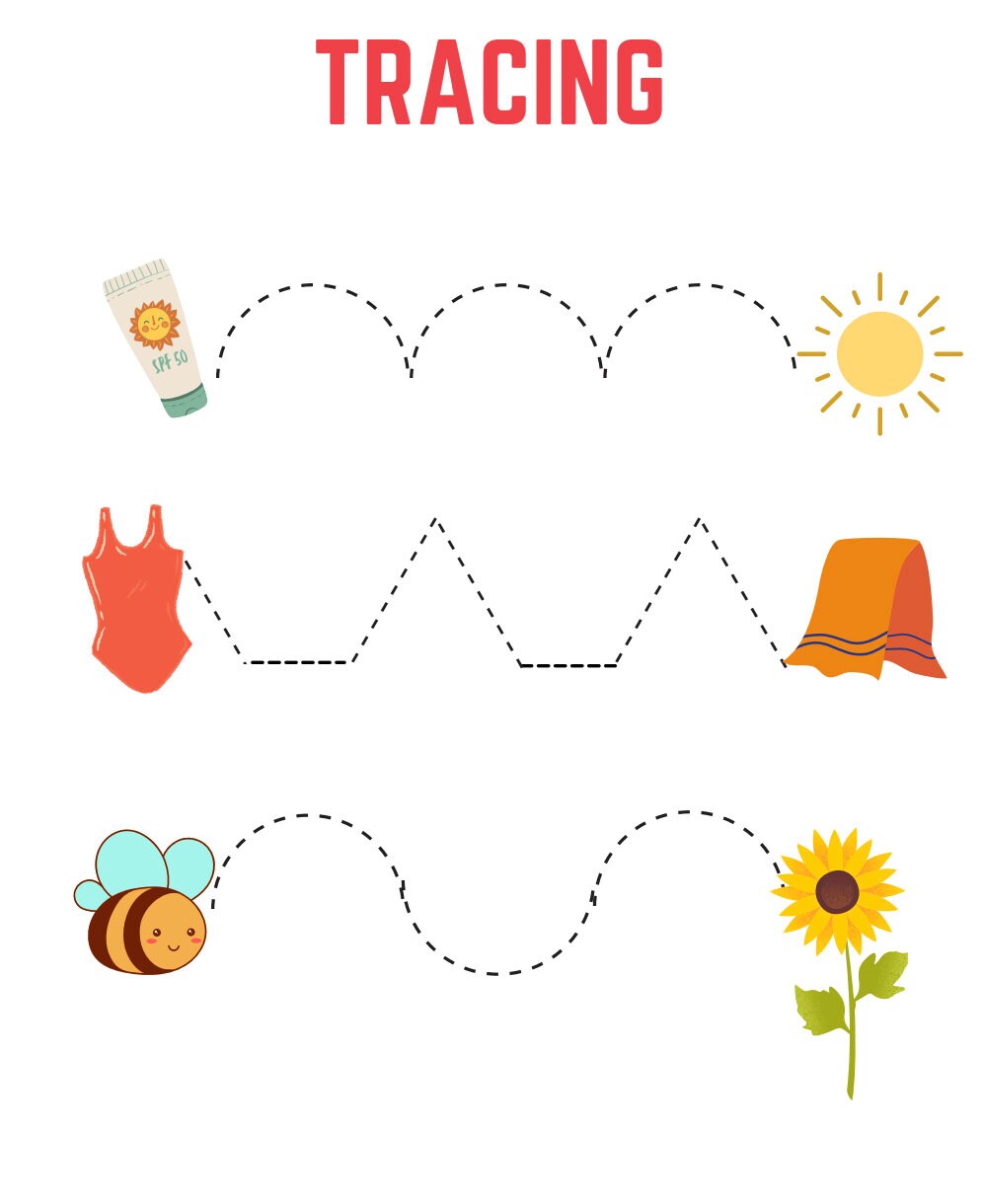 Summer Early Learning Activity Pack - Etsy