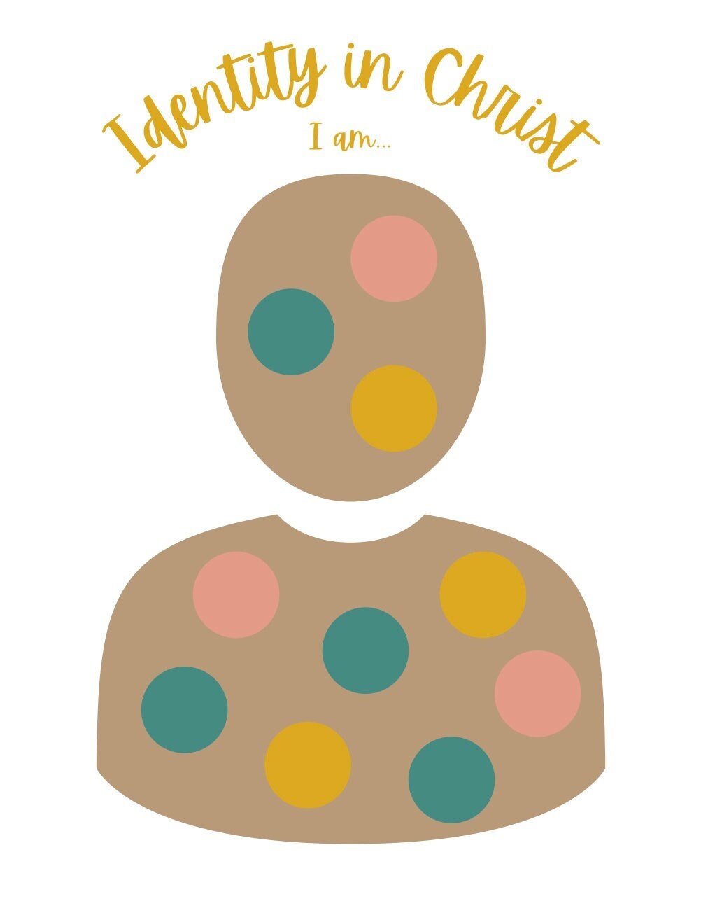 Identity in Christ Bible Activity | Interactive Bible Lesson | Sunday ...