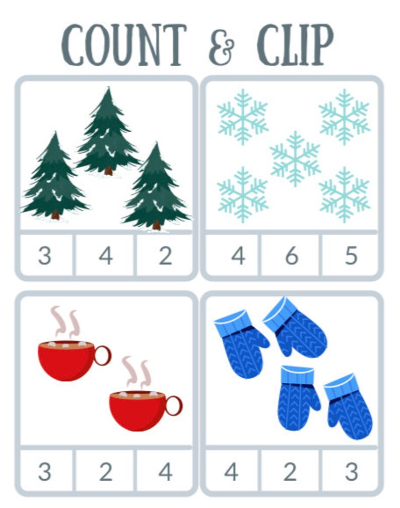 Winter Early Learning Activity Pack Preschool & Kindergarten Activities ...