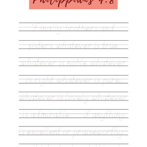 Philippians 4:8 Interactive Printable | Bible Lesson | Busy Book ...