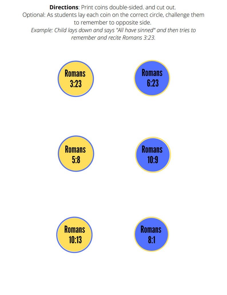 Roman Road Printable Activity Poster | Sunday School Lesson | Gospel ...