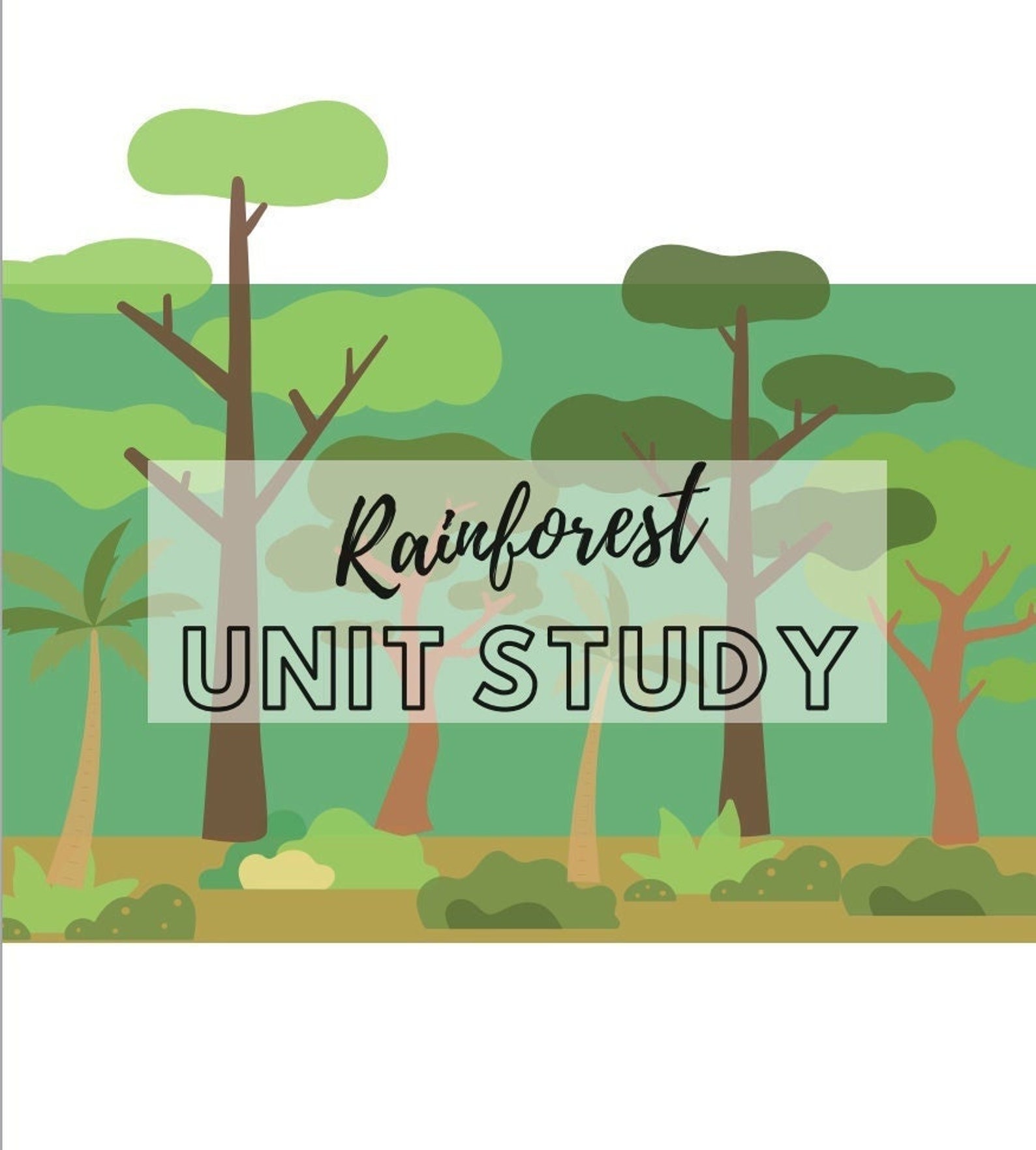 Rainforest Unit Study | K-5 Unit Study | Homeschool - Etsy