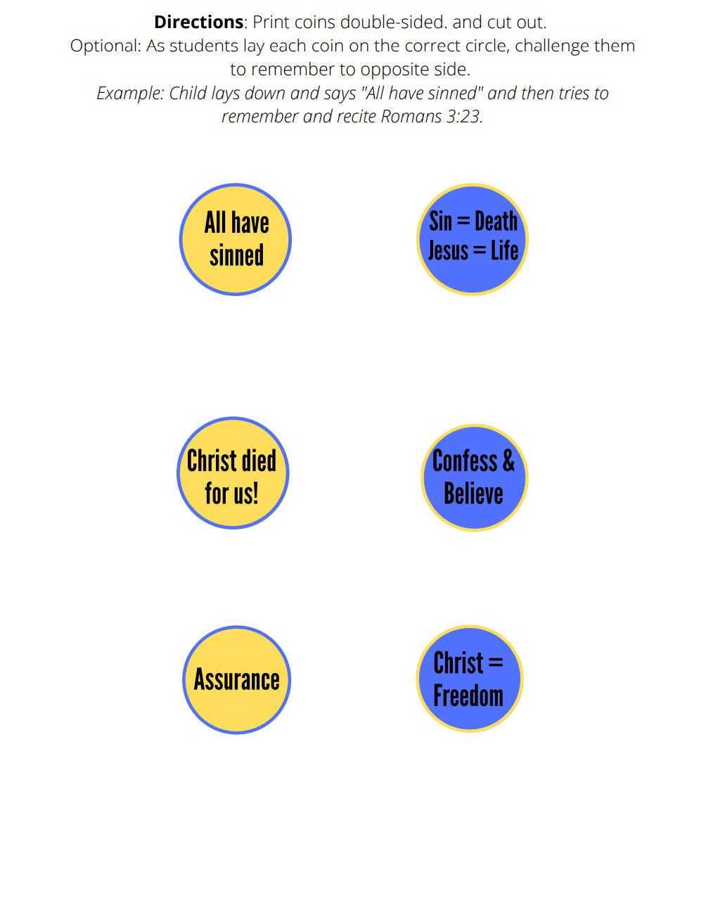 Roman Road Printable Activity Poster | Sunday School Lesson | Gospel ...