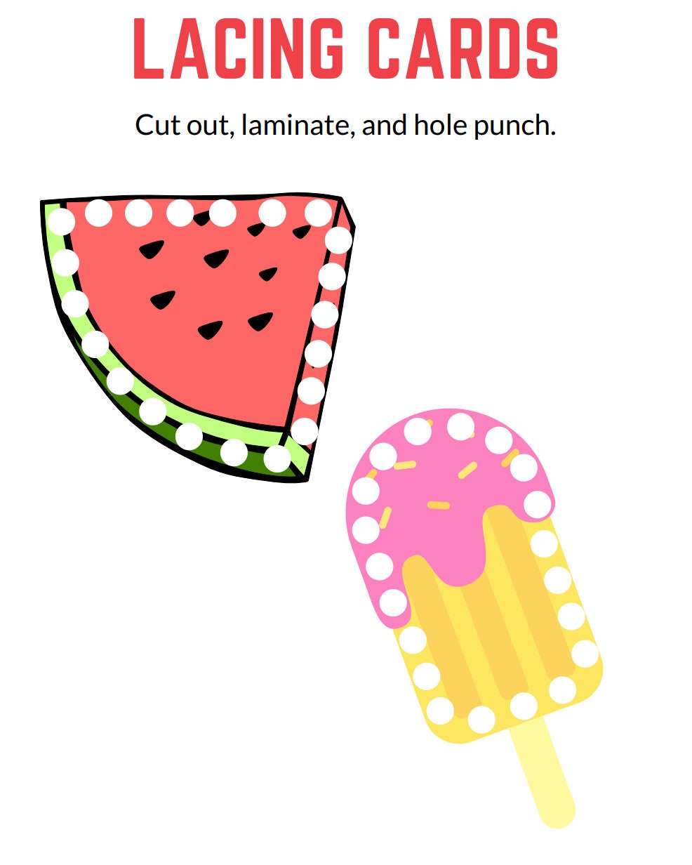 Summer Early Learning Activity Pack - Etsy