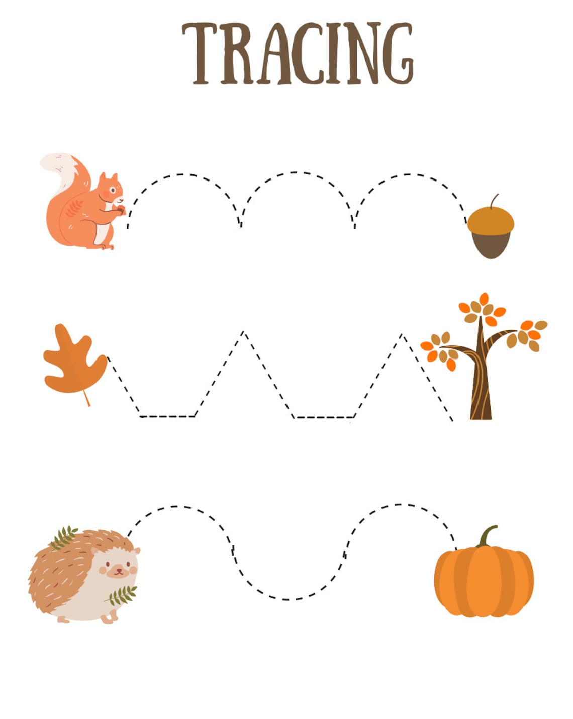 Fall Early Learning Activity Pack Preschool & Kindergarten - Etsy