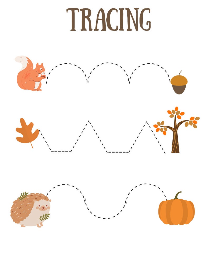 Fall Early Learning Activity Pack Preschool & Kindergarten Activities ...