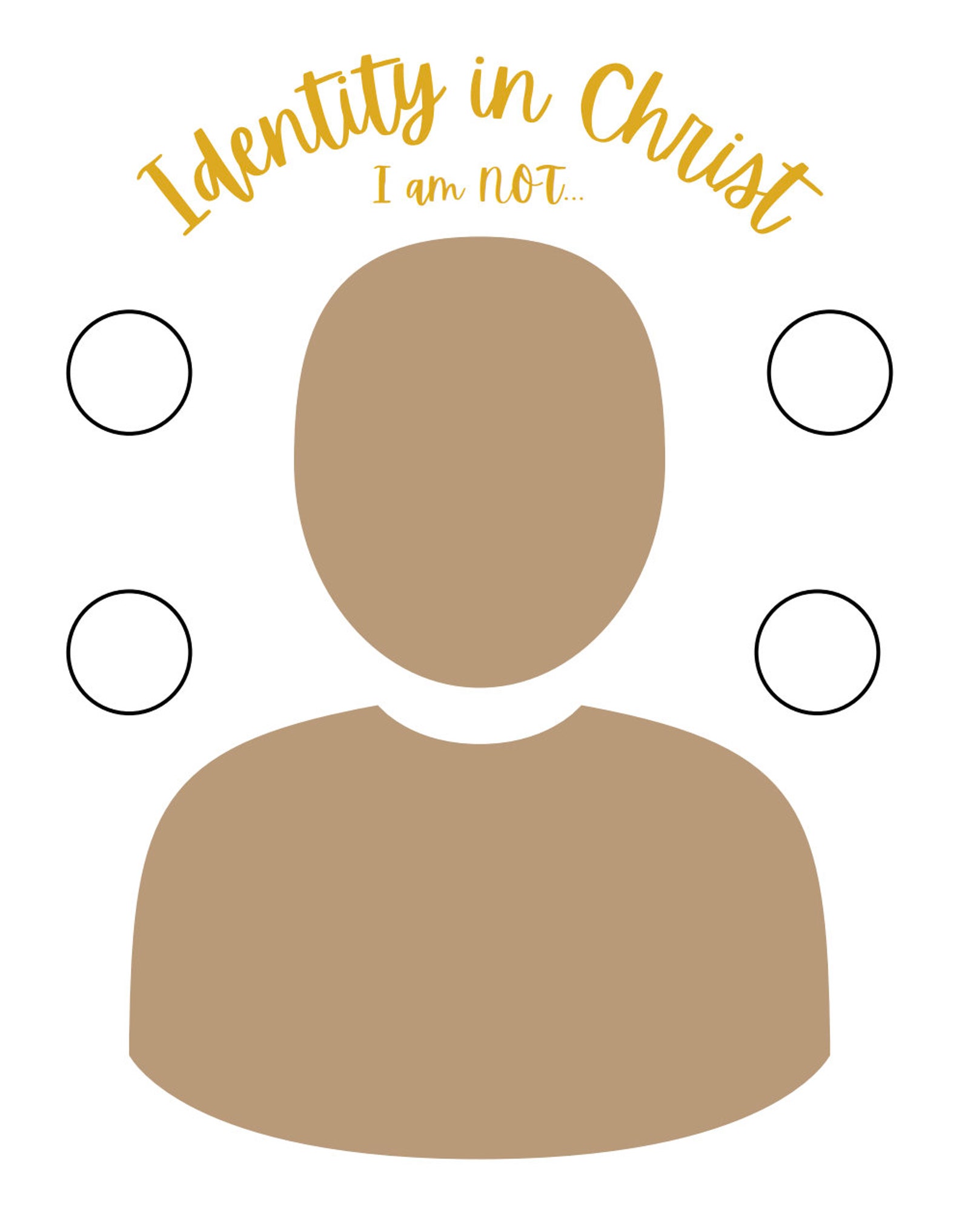 Identity in Christ Bible Activity | Interactive Bible Lesson | Sunday ...