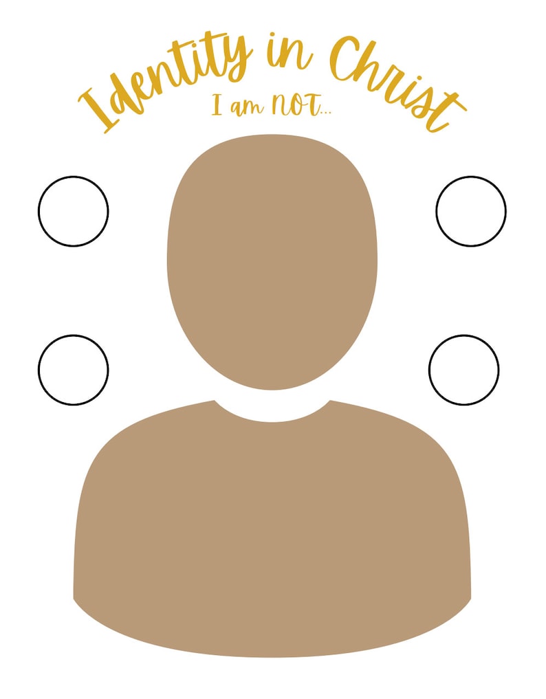 Identity in Christ Bible Activity | Interactive Bible Lesson | Sunday ...