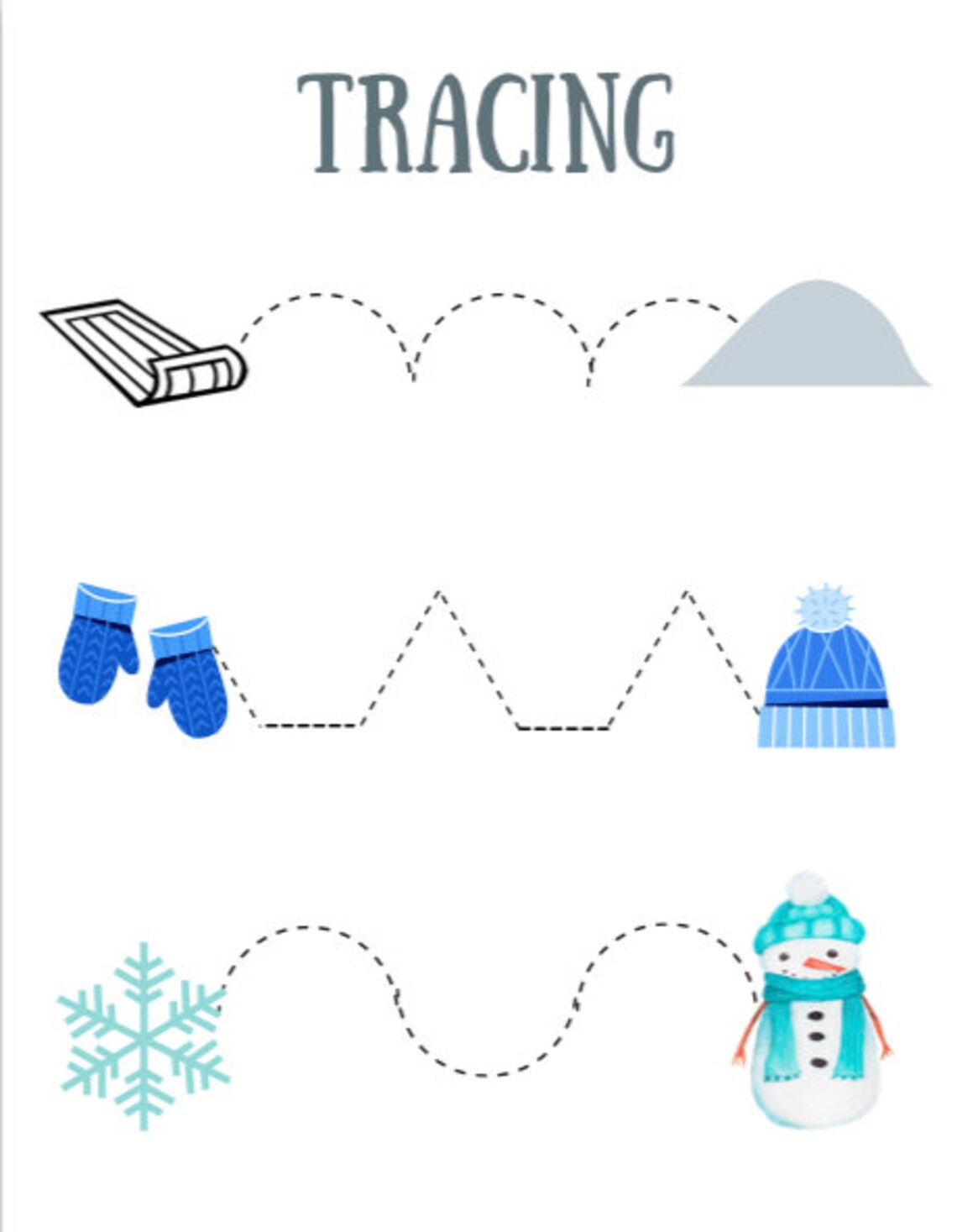 Winter Early Learning Activity Pack Preschool & Kindergarten Activities ...