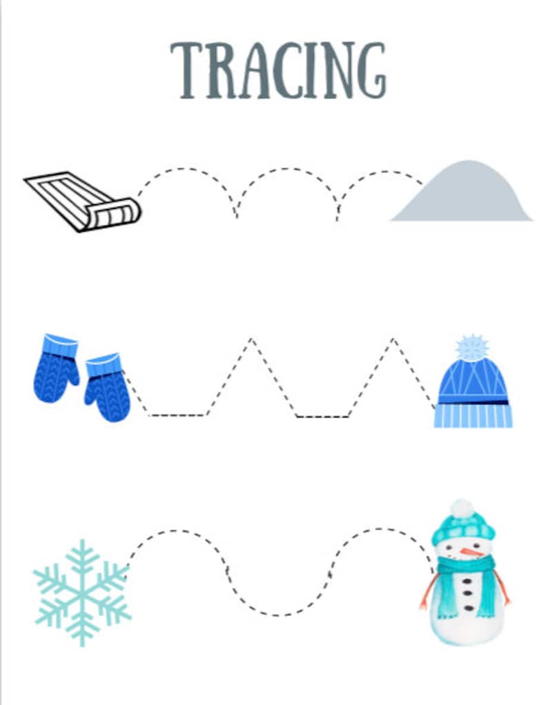Winter Early Learning Activity Pack Preschool & Kindergarten Activities ...