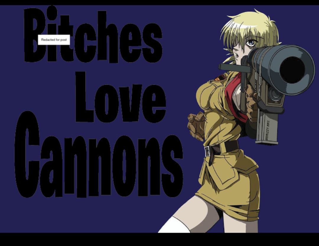 Helsing Abridged Vinyl Sticker - Bi*ches Love Cannons - Etsy