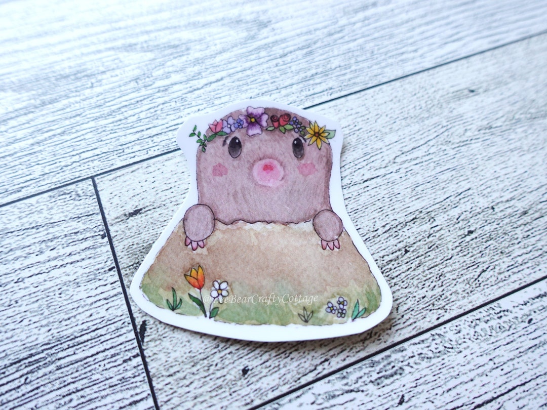 Adorable Mole Sticker - Etsy