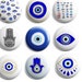 1" Evil Eye Button OR Magnet - Etsy