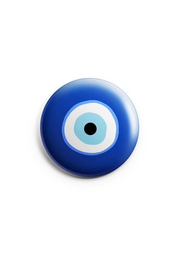 1" Evil Eye Button OR Magnet - Etsy