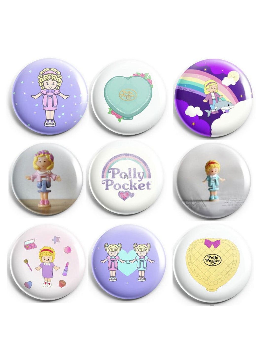 Polly Pocket 1" Button OR Magnet - Etsy