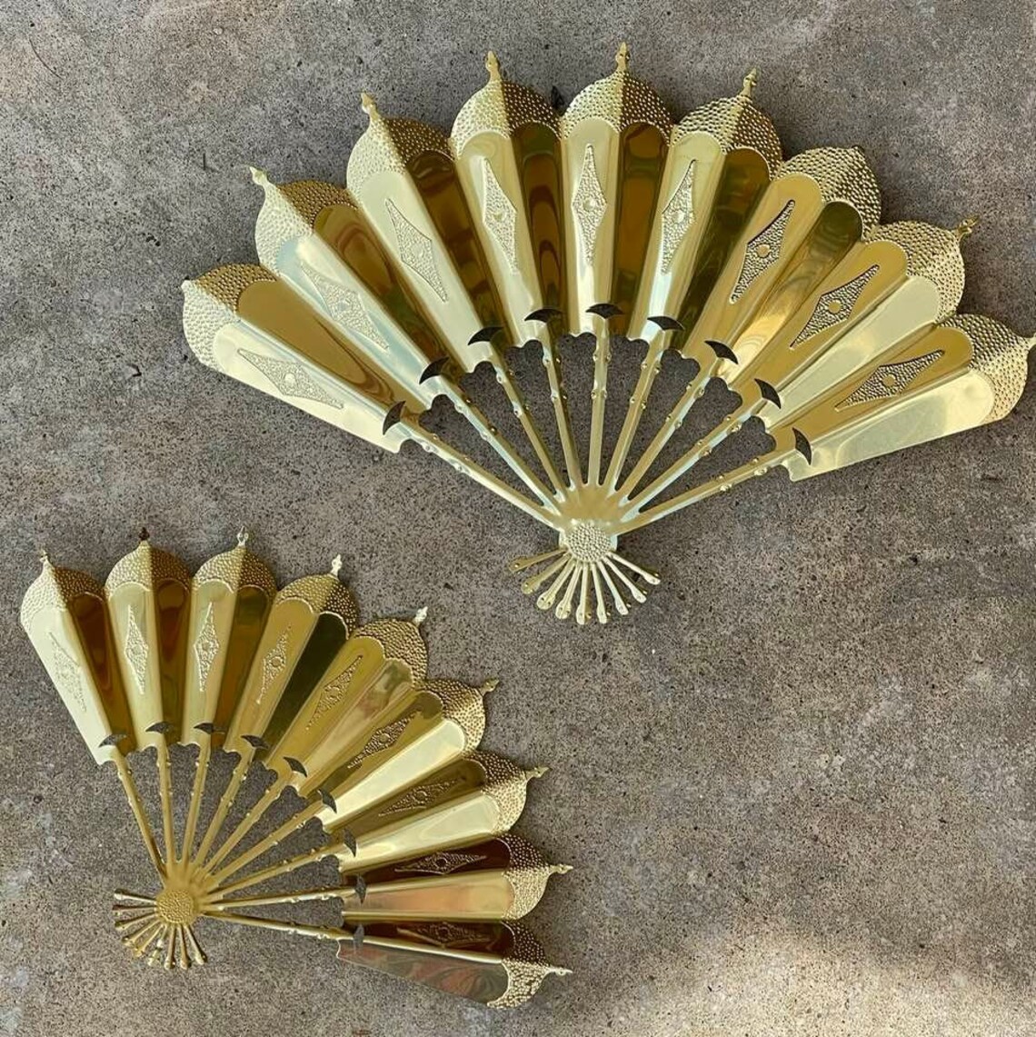 Metal Fans From Home Interiors NIB - Etsy
