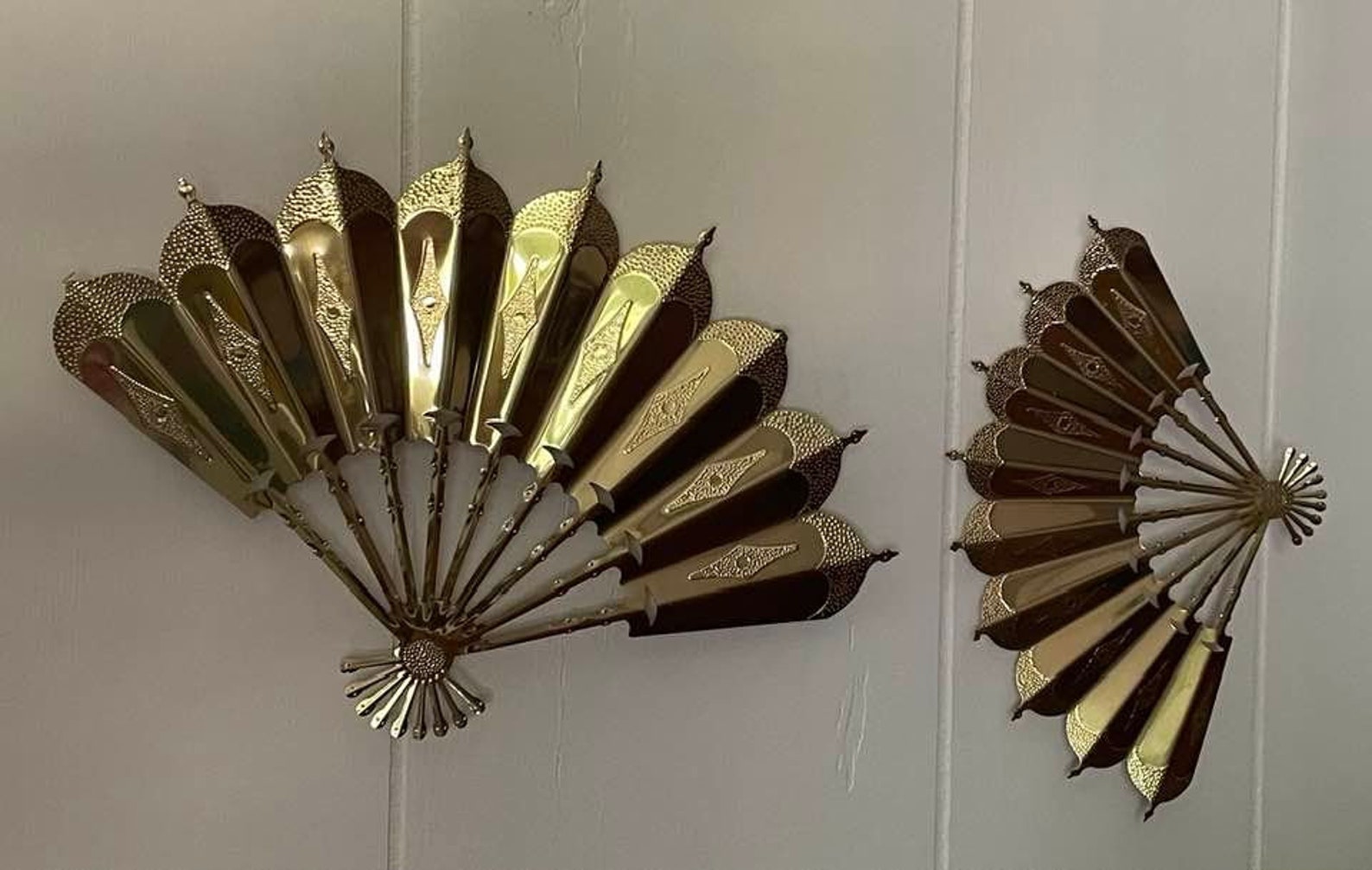 Metal Fans From Home Interiors NIB - Etsy