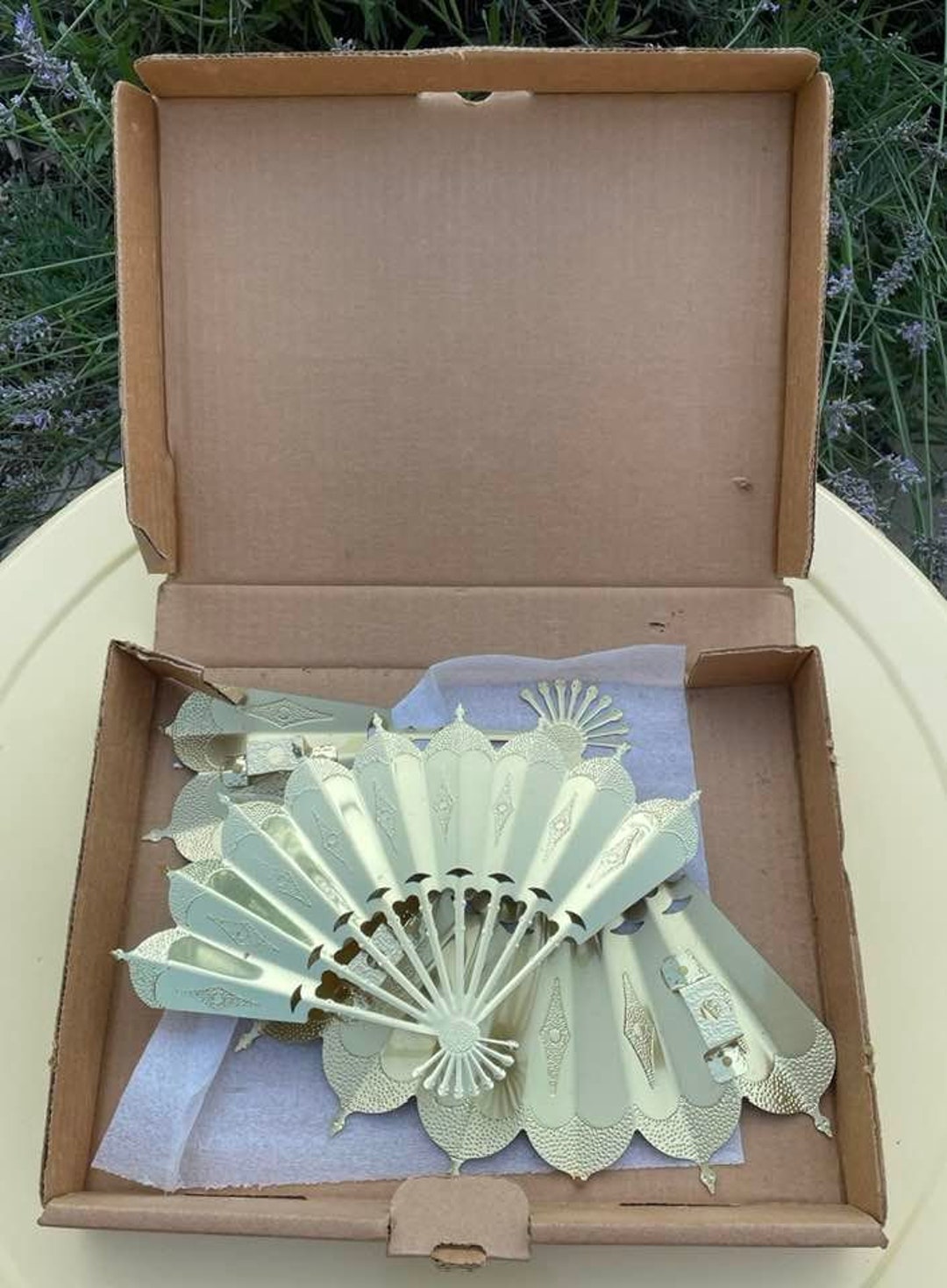 Metal Fans From Home Interiors NIB - Etsy
