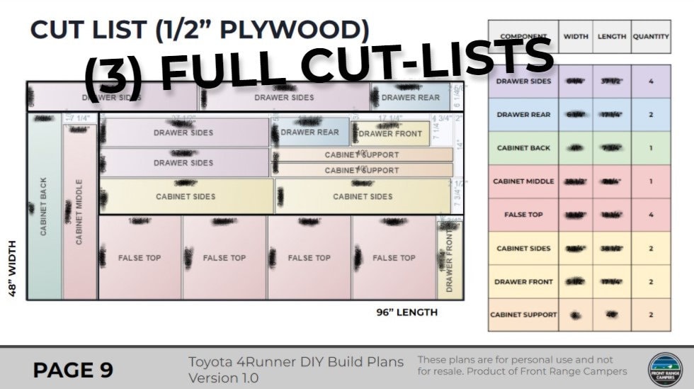 Toyota 4runner DIY Build Plans (5th Gen 2010-2022) - Etsy Canada
