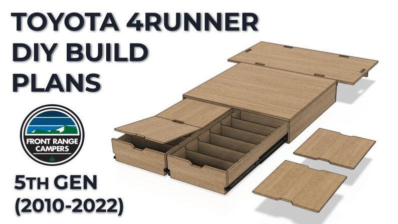 Toyota 4runner DIY Build Plans (5th Gen 2010-2022) - Etsy