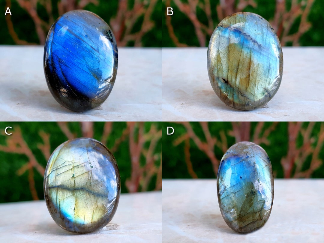 Natural Blue Purple & Multi Fire Flashy Labradorite Smooth - Etsy