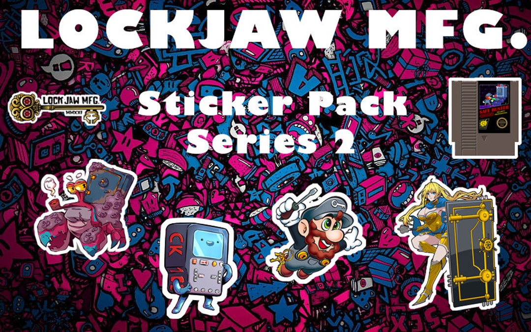 Lockjaw MFG. Sticker Pack Series 2 - Etsy