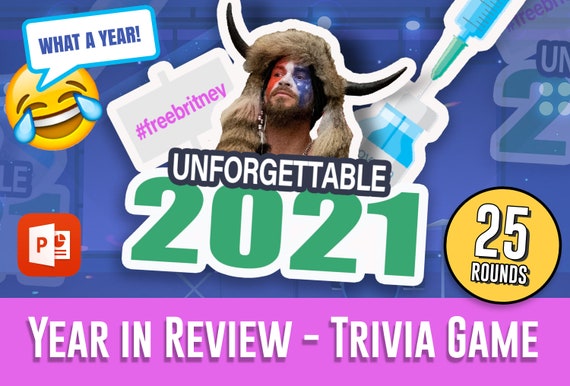 New Year 2021 Trivia Challenge Powerpoint Party Game Office | Etsy