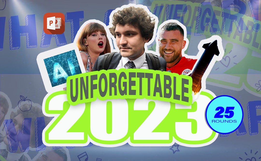 2023 Year in Review Trivia Game (powerpoint) - Etsy