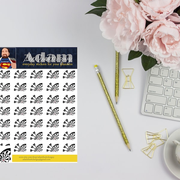 Darts Planner Stickers - Etsy